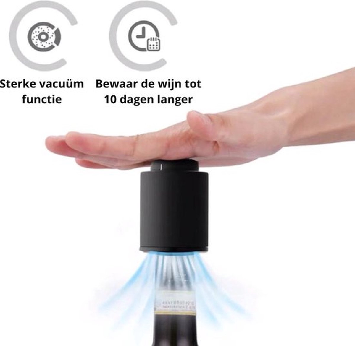 Wine saver- wijn vacuüm pomp- wijn stopper- wijn dop- kurk vervanger ...