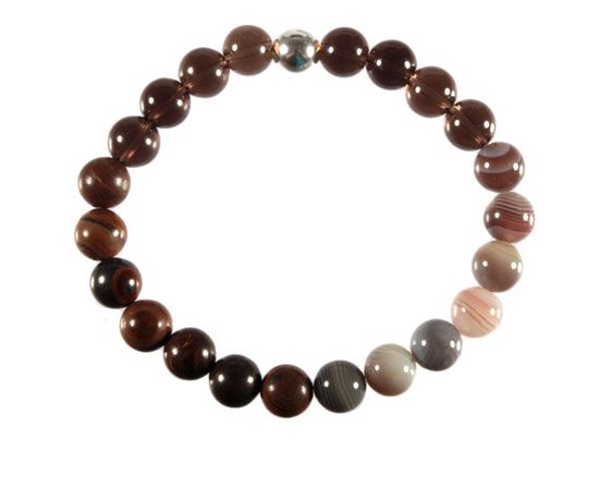 Armband stoppen met roken 20 cm | 8 mm kralen | bol