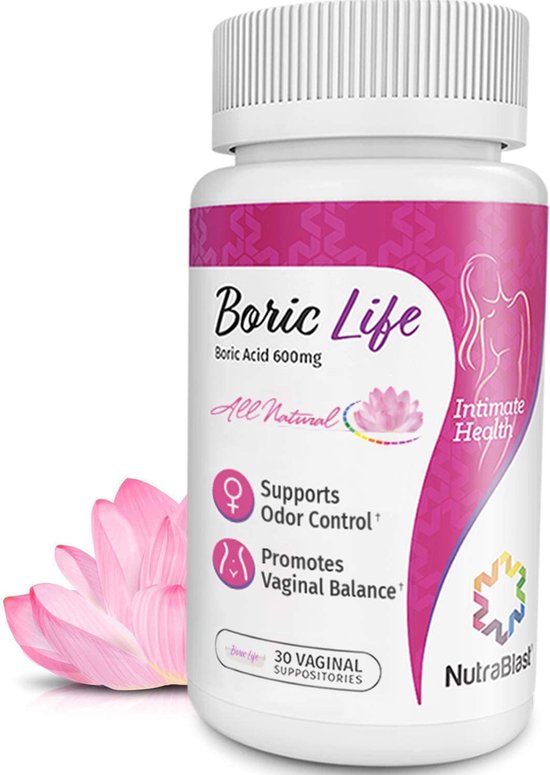 NutraBlast Boric Acid Capsules - Vaginale capsules 600mg | bol