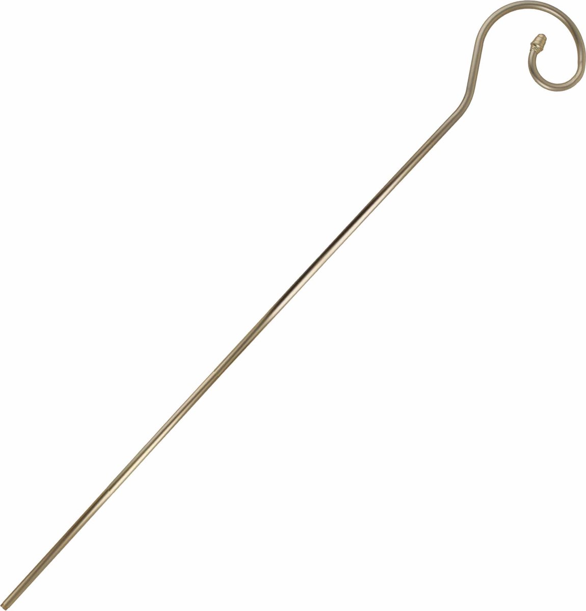 Staf van Sinterklaas matgoud metaal 200 cm 5-delig | bol.com