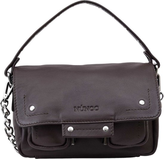 Nunoo Small Honey Crossbodytas - Bruin | bol