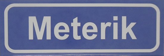 Koelkast magneet plaatsnaambord Meterik. | bol