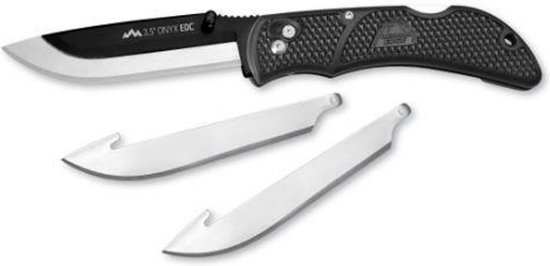 Outdoor Edge Onyx EDC Mes - Zwart | bol