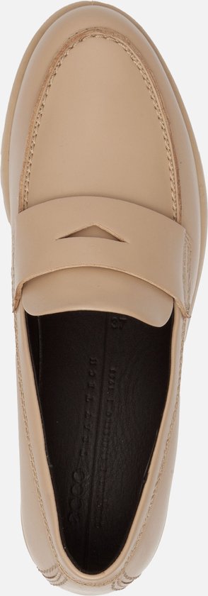 Ecco Modtray W Instappers beige Leer - Dames - Maat 37 | bol.com
