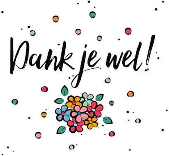 Wenskaart Dankjewel | bol