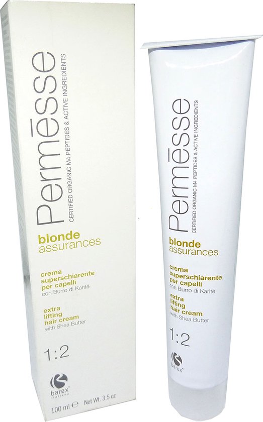 Barex Permesse Blonde Assurances Liftende haarkleur crèmekleuring 100ml ...