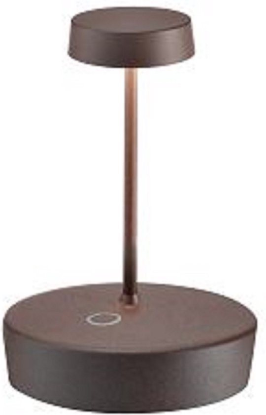 Zafferano - Swap MINI - Roest/bruin - H 14.8CM - Ledlamp - Bureaulamp ...