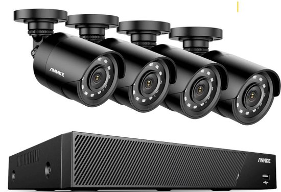Annke 8CH 2MP Hd Video Surveillance - CCTV - Beveiligingscamera set met ...