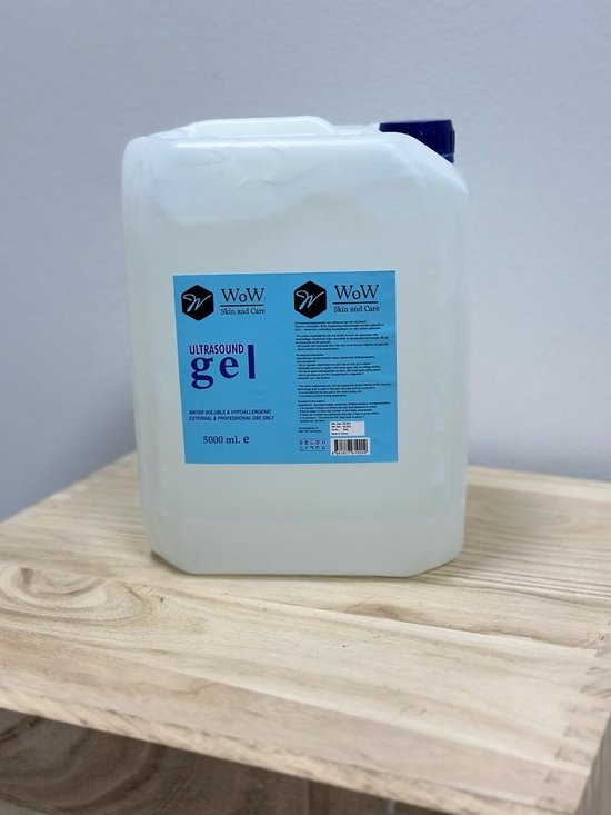 WoW Skin and Care Contactgel/ Ultrasoundgel 5 liter jerrycan | bol.com