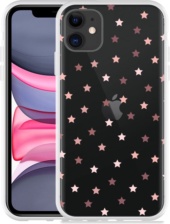 Apple iPhone 11 Hoesje Stars - Designed by Cazy | bol.com
