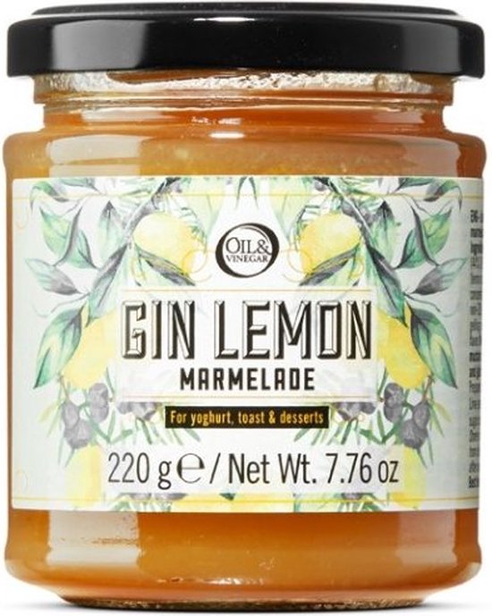 Oil & Vinegar | Marmalade - Lemon & Gin - 220g | bol.com