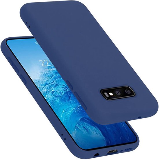 Cadorabo Hoesje voor Samsung Galaxy S10e in LIQUID BLAUW - Beschermhoes gemaakt van... | bol