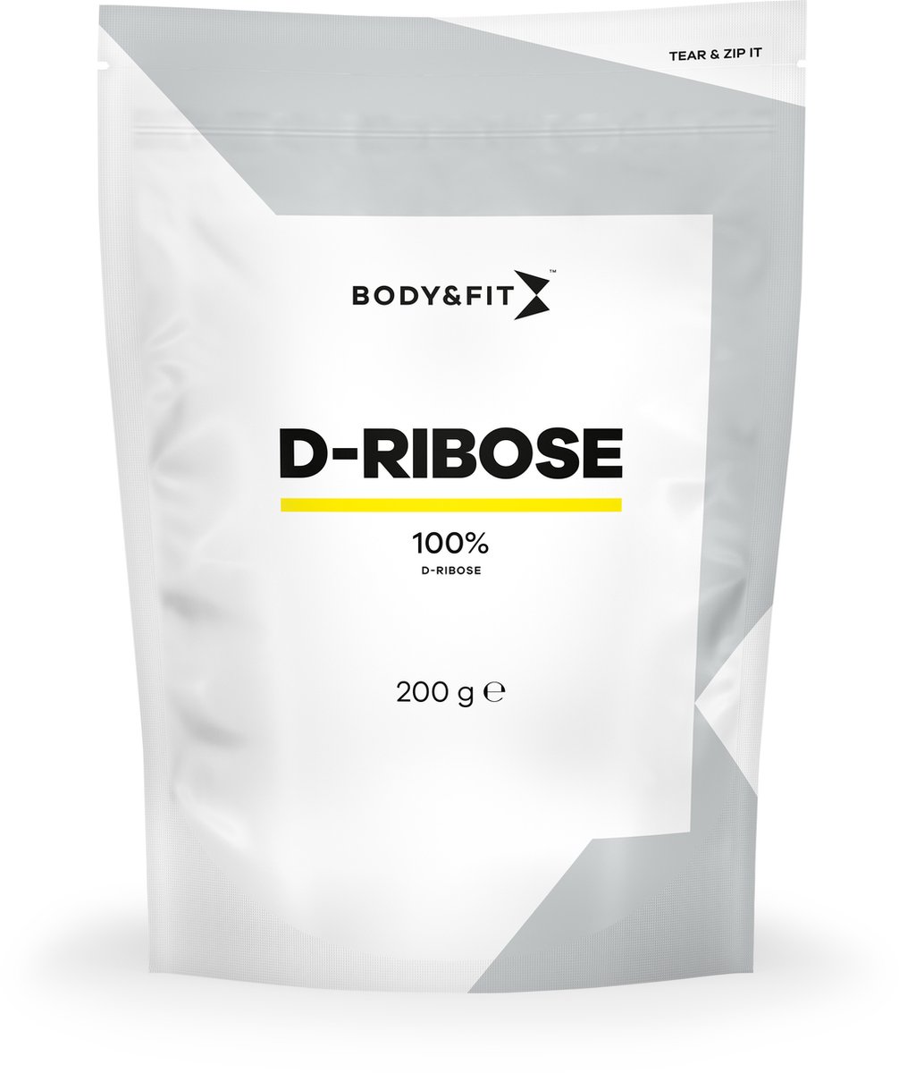 Body & Fit Pure D-Ribose Poeder - 100% Pure Ribose - Vrij van ...