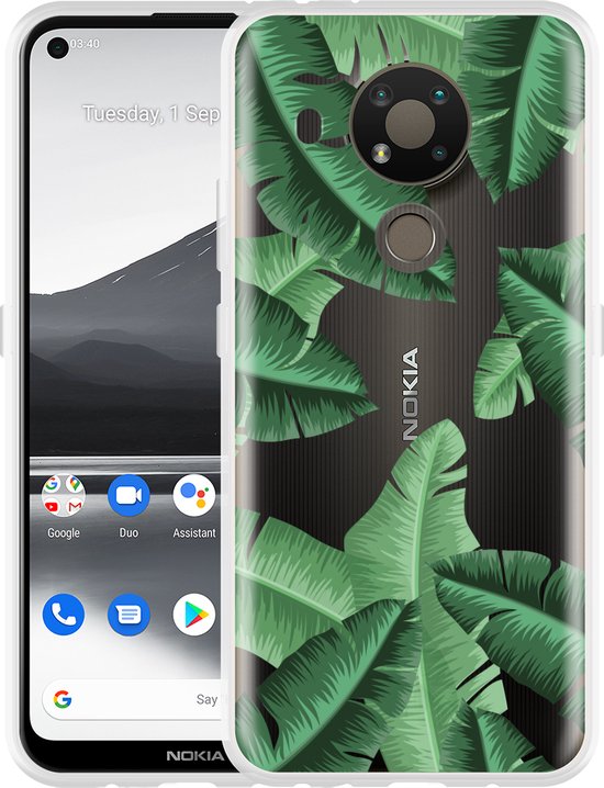 Nokia 3.4 Hoesje Palm Leaves - Designed by Cazy | bol