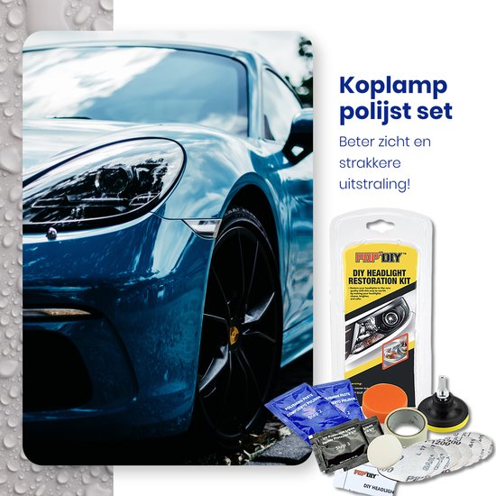 POP'DIY Koplampen Polijst Set - Complete Set Koplampen Reparatieset ...