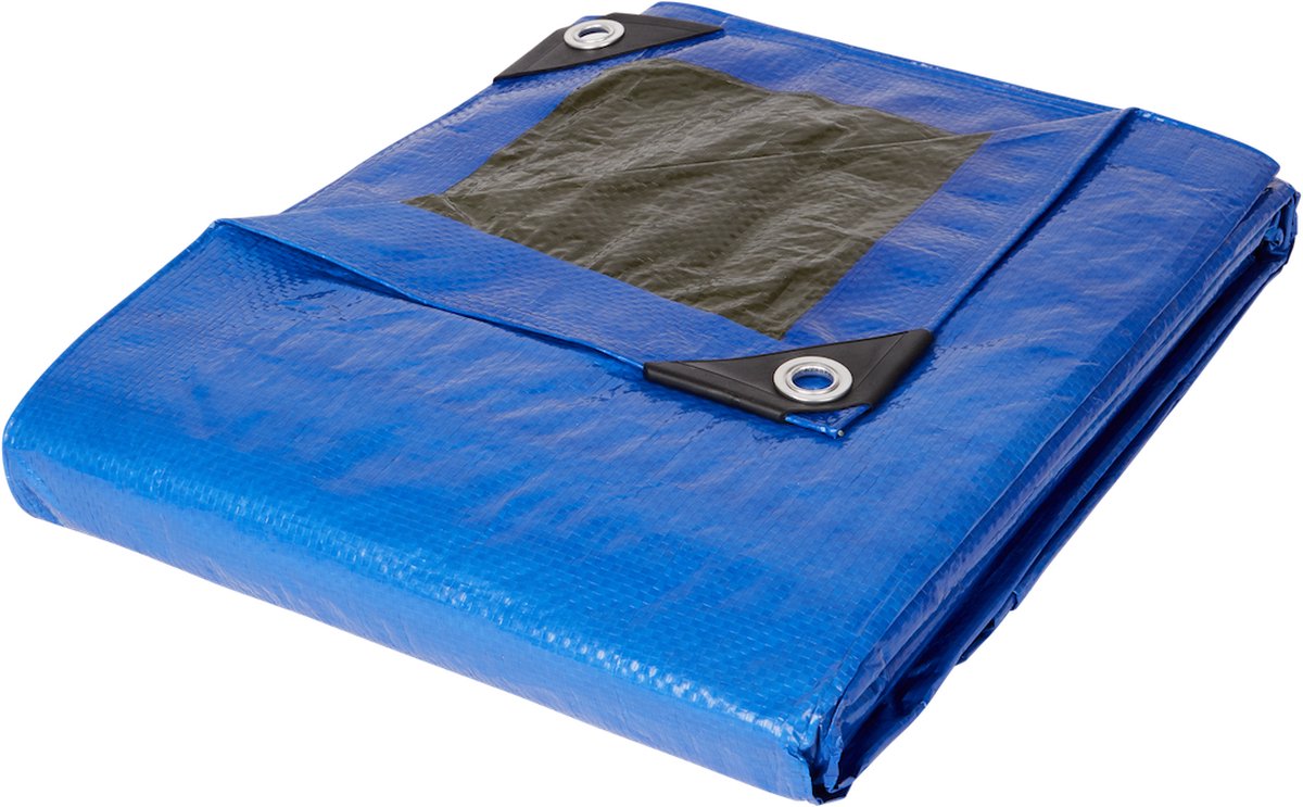 Dekzeil - 3 x 4 meter - Waterdicht zeil - Met metalen ogen om te ...