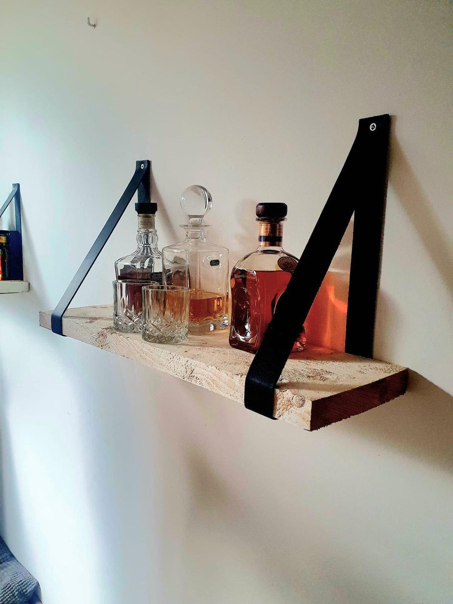 DriesjesⓇ – planken dragers – plankendragers – leder – alligator zwart ...