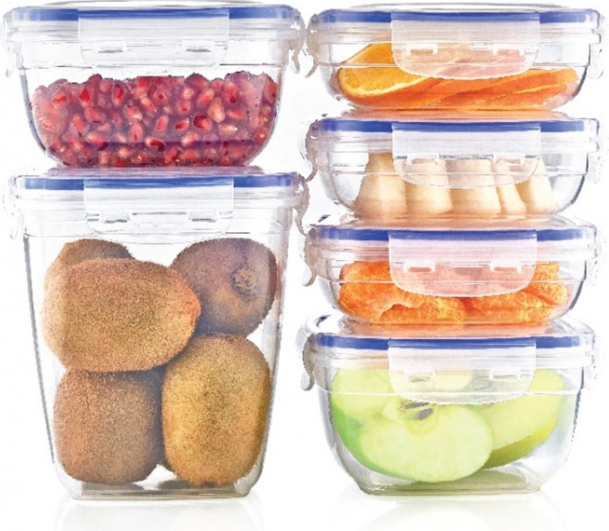 Set vershouddozen met luchtdicht deksel - Maaltijdbereidingsbakjes ...