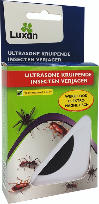 Luxan Ultrasone Kruipende Insecten Verjager 230m² - werkt tegen ...