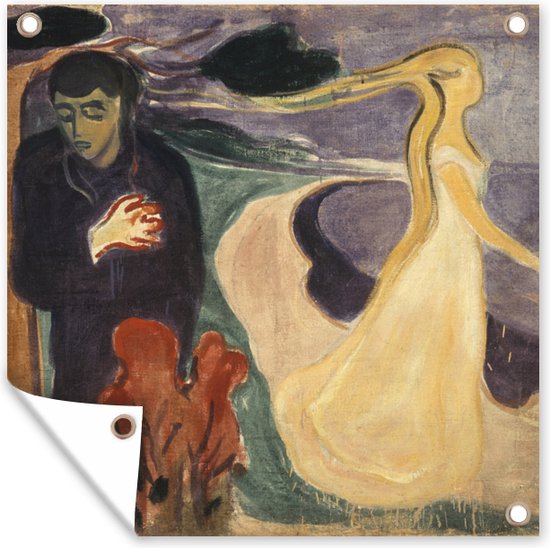Tuin poster Separation - Edvard Munch - 200x200 cm - Tuindoek ...