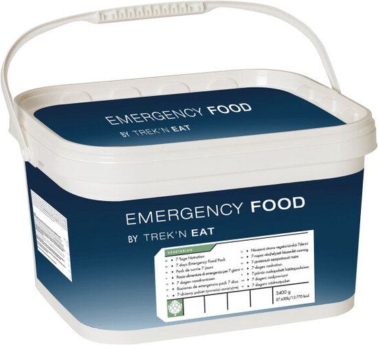 Trek'n Eat Emergency Food 7 Day Emergency Ration Vegetarian ...