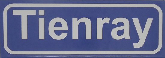 Koelkast magneet plaatsnaambord Tienray. | bol.com