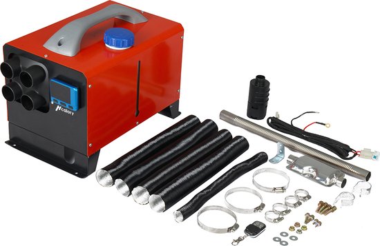 Standkachel Diesel - 12V 5KW Luchtverwarmer - met Inbouwset - Auto LCD ...