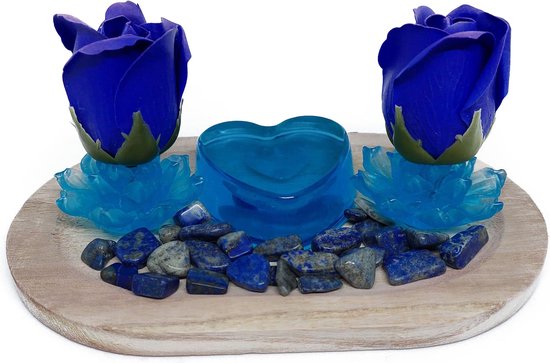 Coffret Saint Valentin Double Coeur | Saint-Valentin | Roses de savon ...