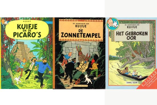 Kuifje Strippakket #2 (3 strips) [stripboek, stripboeken nederlands ...