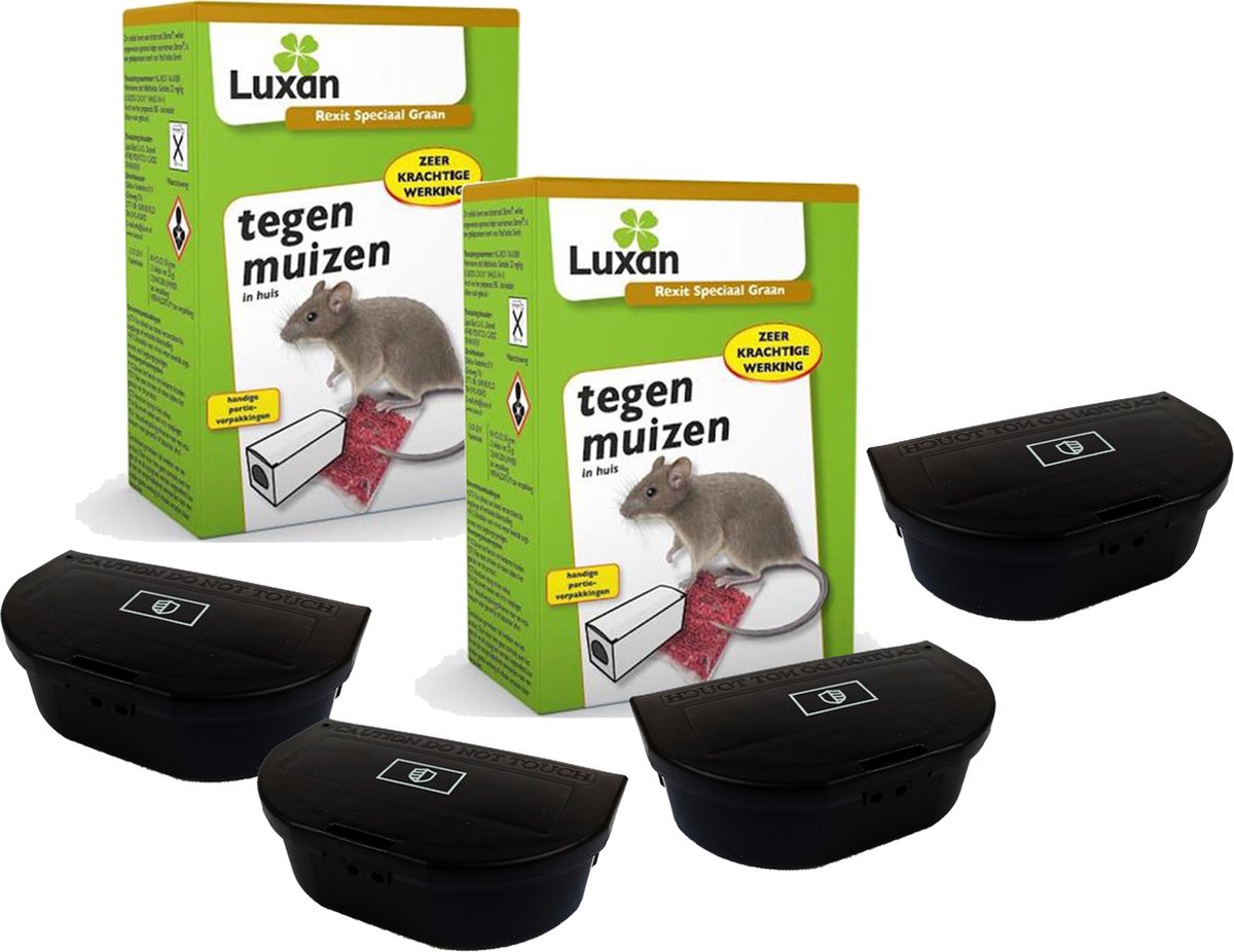 Luxan Rexit Speciaal Graan muizenbestrijding pakket - muizengif ...