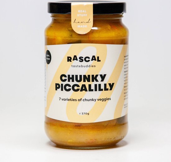 Chunky Piccalilly piccles 370g - Rascal Tastebuddies | bol.com