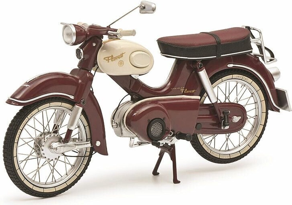 Kreidler Florett Super donkerrood beige motor, Schuco 06549 | bol
