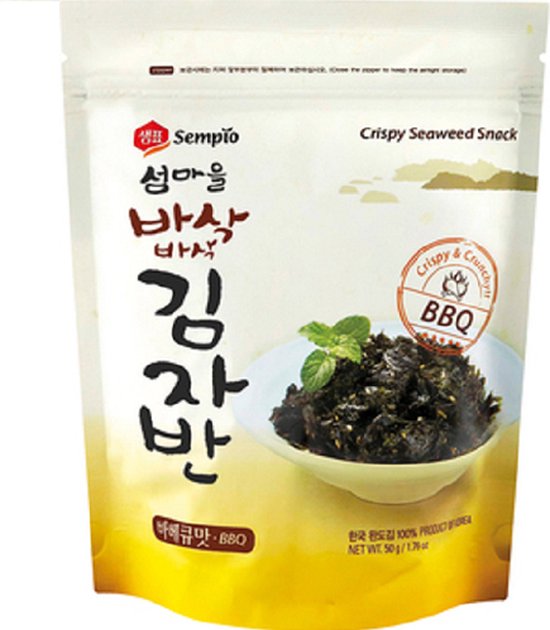 Sempio Zeewier Snack BBQ - 1 x 50 g zak | bol