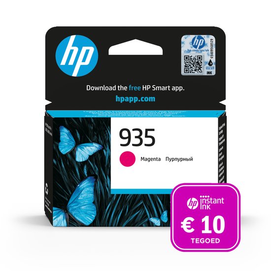 HP 935 - Inktcartridge Magenta + Instant Ink tegoed | bol