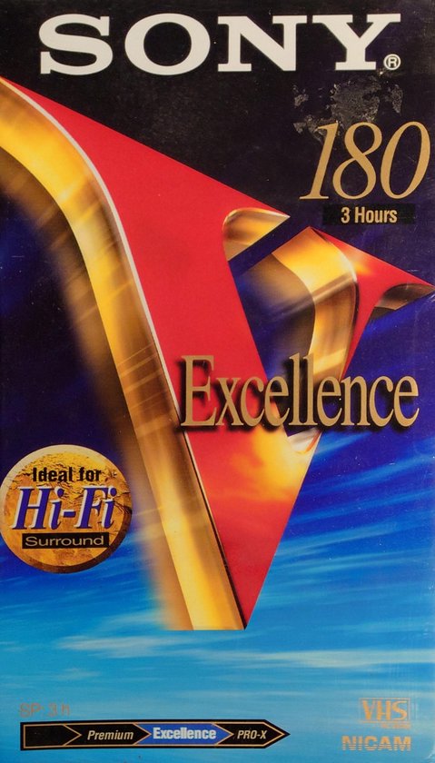 SONY VHS Excellence 180 2 Pack | bol.com