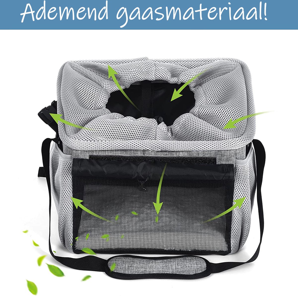 Fietsmand Hond voorop - hondenfietsmand - fietstas hond - hondenmand fiets - fietstas... | bol.com