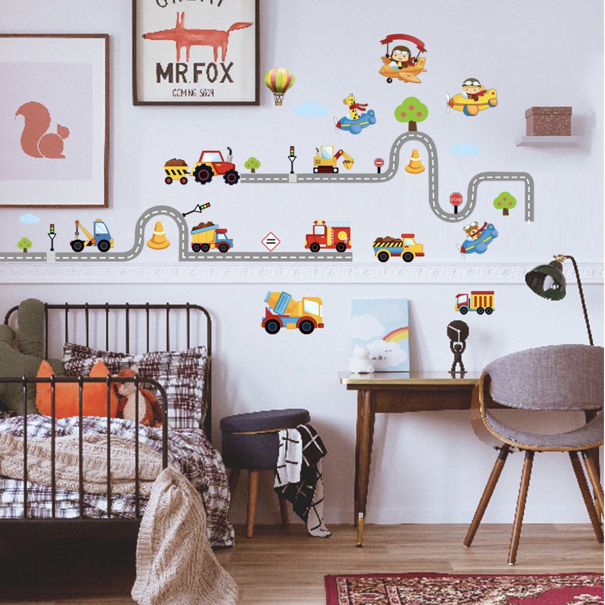 Stickerkamer® | Muursticker | Kinderkamer | Auto's | Voertuigen ...