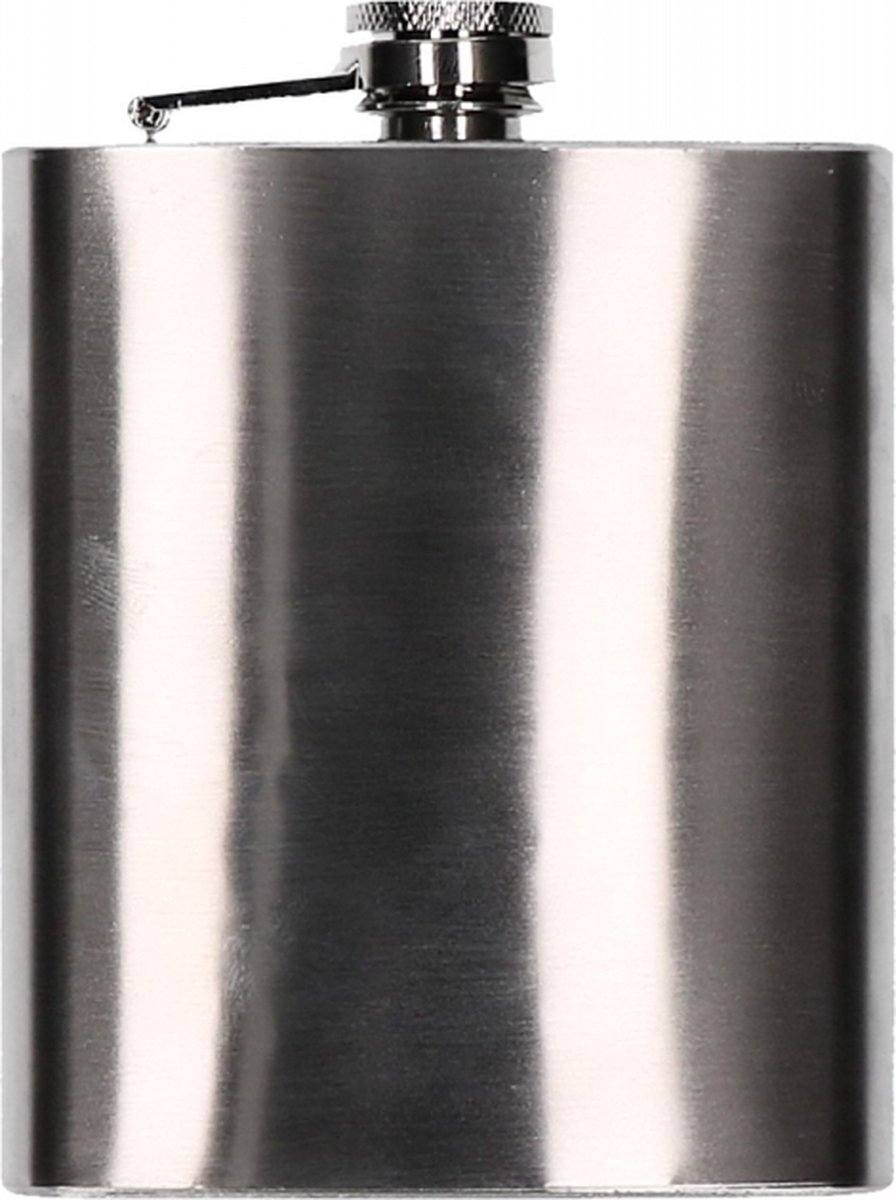 RVS heupflesje met schroefdop 200 ml | bol.com