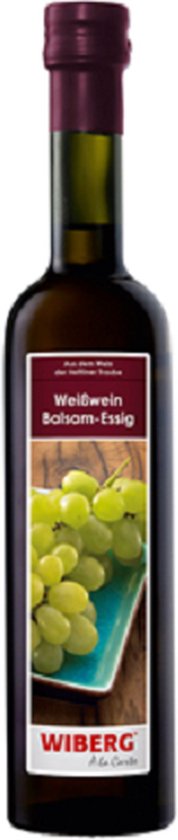Wiberg premium azijn balsamico witte wijn 500 ml fles | bol.com