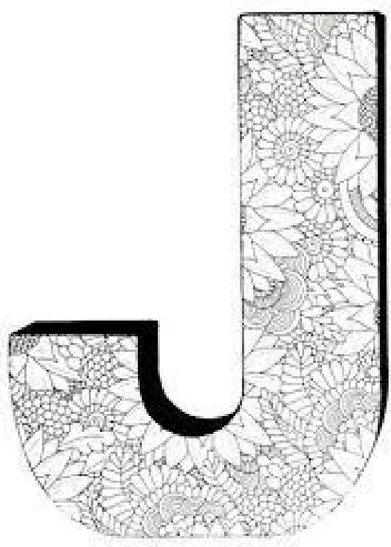 CGB GIFTWARE Color Joy Art - Large Block Letter “J “ Wall Hanging ...