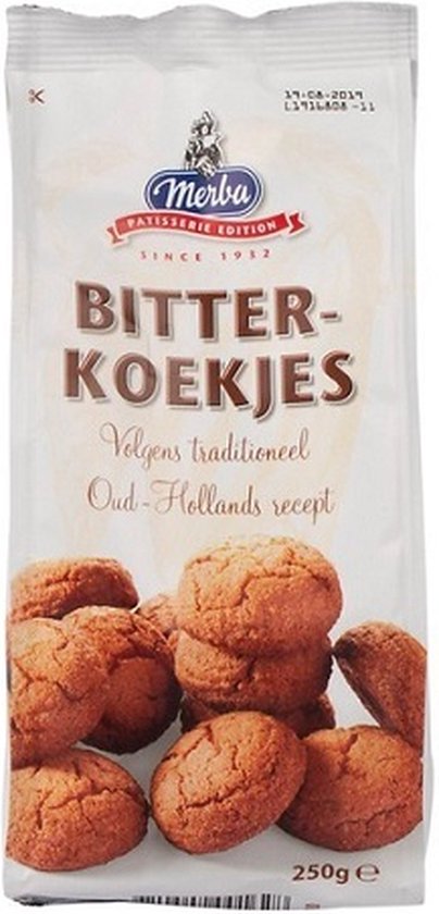 Merba Bitterkoekjes 250 gr x 12 | bol