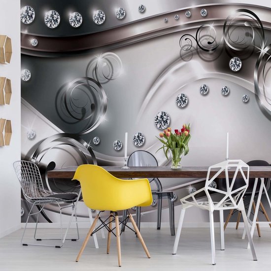 Fotobehang - Vlies Behang - Luxe Diamanten - Hotel Chique - 520 x 318 ...