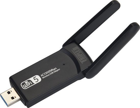 Triple J® USB Wifi Adapter - Wifi USB Dongle Adapter - 1300 Mbps - 2.4G ...