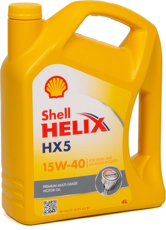 Shell Helix hx5 4 Liter Motorolie 15W-40 | bol