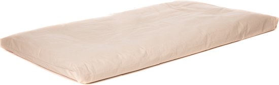 Zenzes Pro Eco yoga matras Zabuton XL 195x70cm ecru katoen | bol