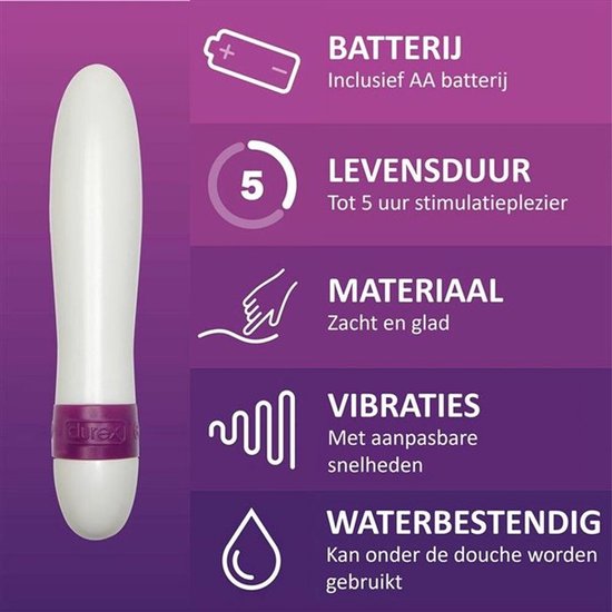 Durex Orgasm' Intense Pure Fantasy - Vibrator - 1 stuk - Deluxe - Nieuwste generatie -... | bol
