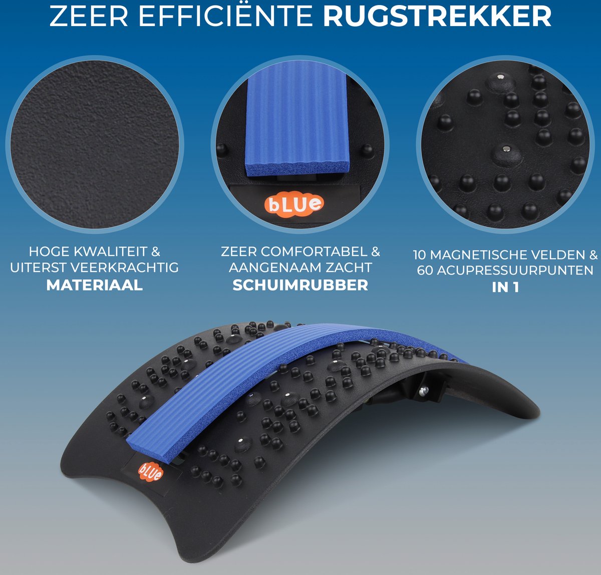 Blue Lifestyles® Premium Back Stretcher- Nieuw Model 2023- Rugpijn ...