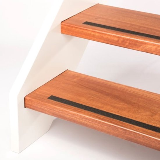 10 stuks Dunne Antislip tape Zwart | 61 x 2 cm |Traptape – Trap Sticker ...