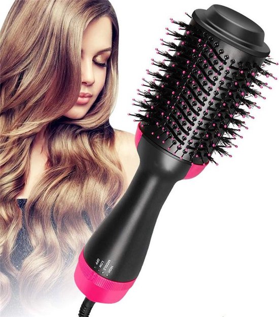 Brosse sèche-cheveux 3 en 1 - Sèche-cheveux - Brosse - Brosse à friser ...