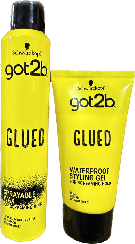 Schwarzkopf Got2B - Sprayable Wax & Glued Styling Gel | bol.com